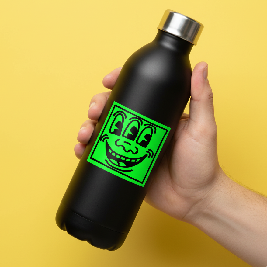 Keith Haring - 3 Eyed Face Die-Cut Sticker – Lost in the Attic